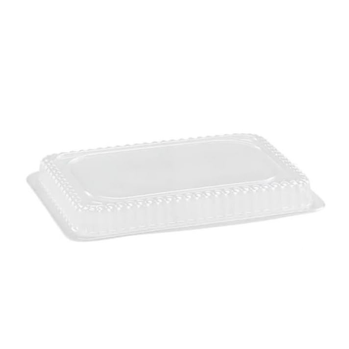 Nicole Fantini 8.75" L x 6.12" W Disposable Oblong Pan with Dome Lids - 2.25 Lb Aluminum Foil Oblong Pans: 100% Recyclable : Perfect for Baking and Roasting : Set of 100