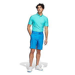 adidas Men's Abstract Print Golf Shorts, Blue Rush/Semi Mint Rush, 34