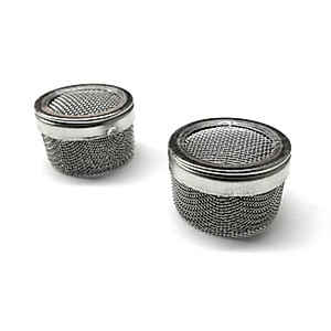 JTS Pack of 2 Mini Basket Ultrasonic Cleaner Small Parts Mesh Holder Cleaning and Holding