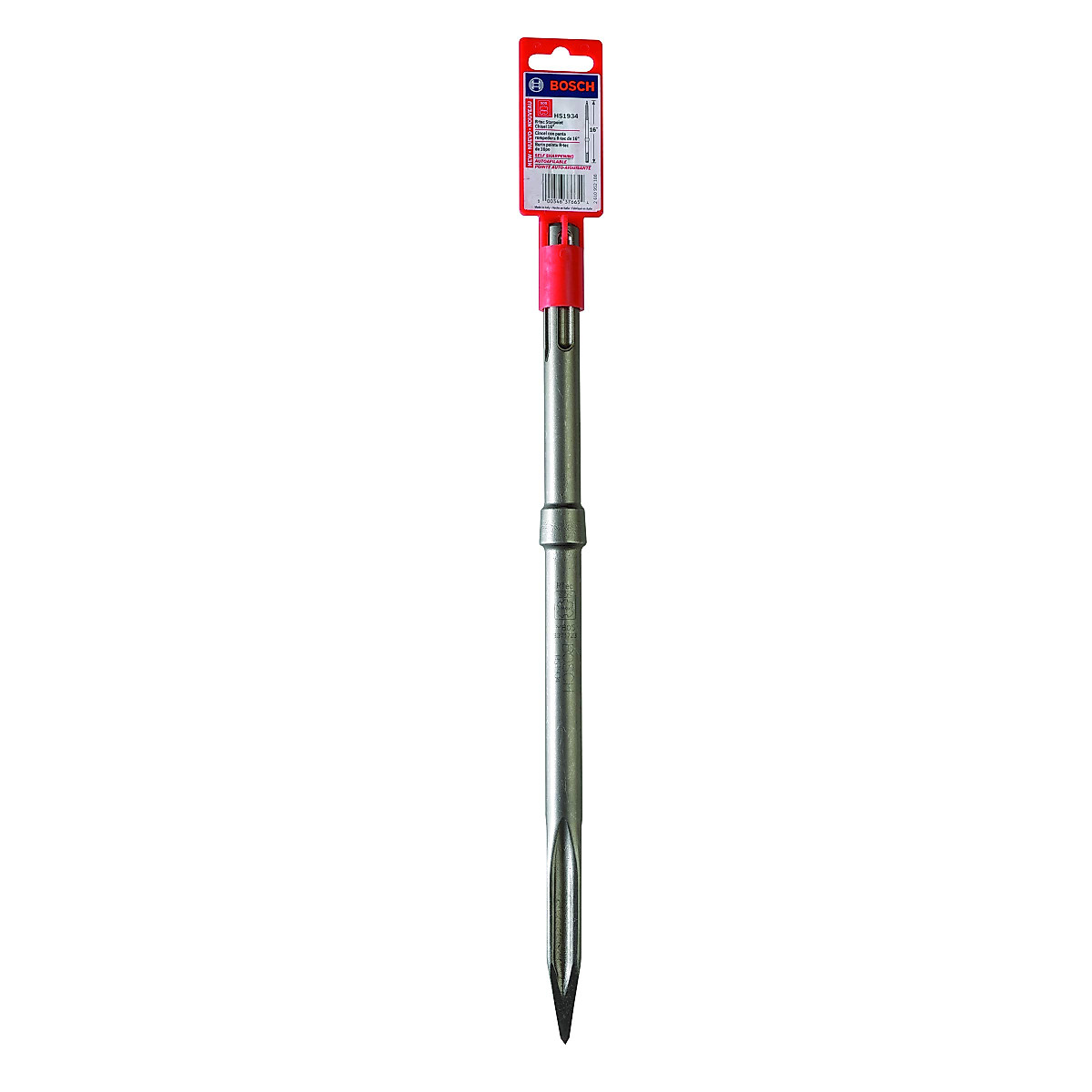 BOSCH HS1934 16 In. R-Tec Star Point Chisel SDS-max Hammer Steel , gray