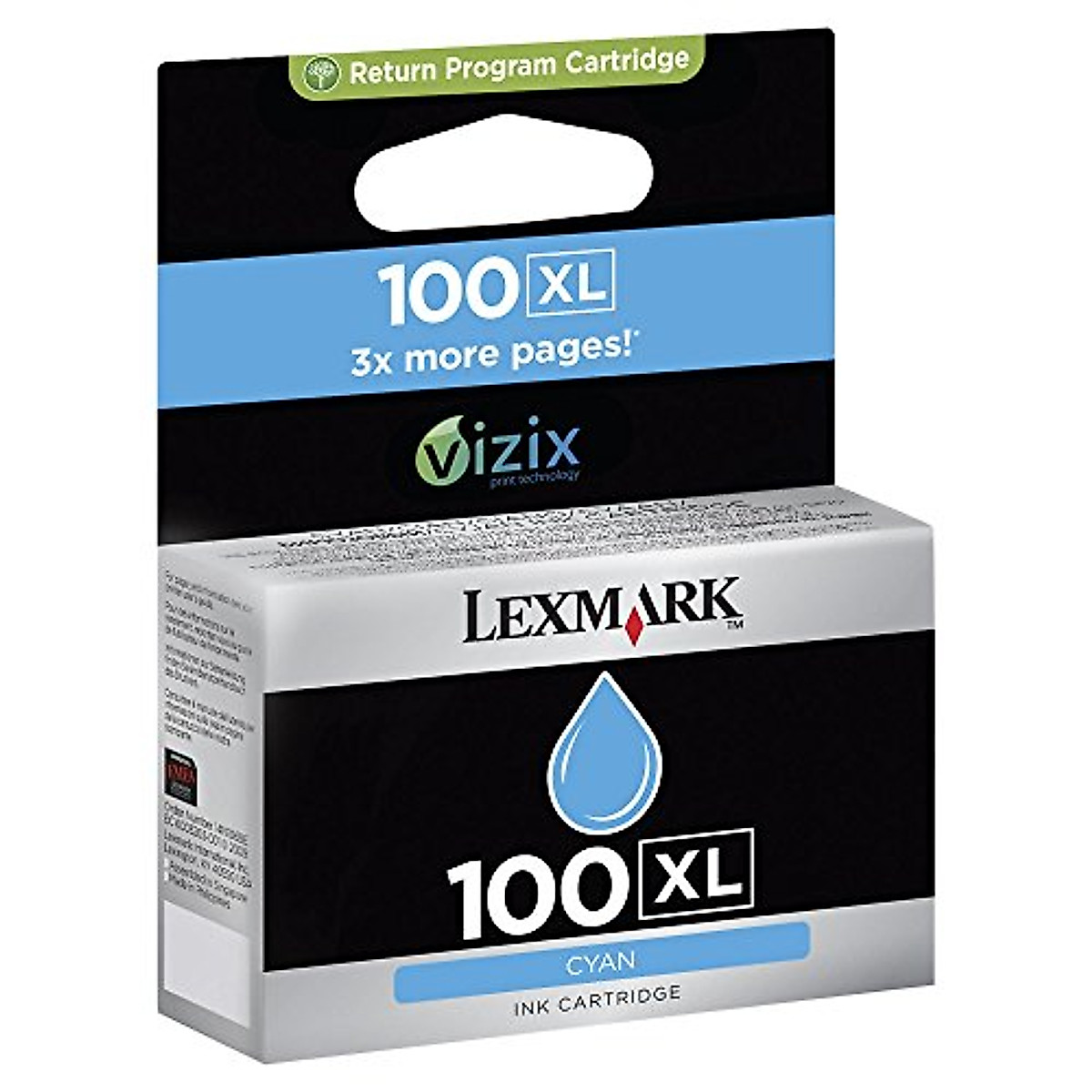 Lexmark 100XL Bundle of Black Cyan, Magenta, Yellow Genuine Inkjet Cartridges
