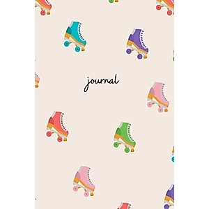 Roller Skate Journal: Roller Skating Journal, Roller Derby Notebook | 6 x 9 Wide Ruled
