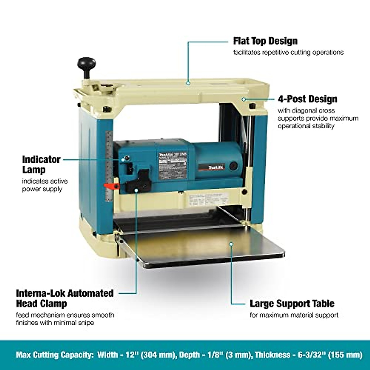 Makita 2012NB 12" Portable Planer