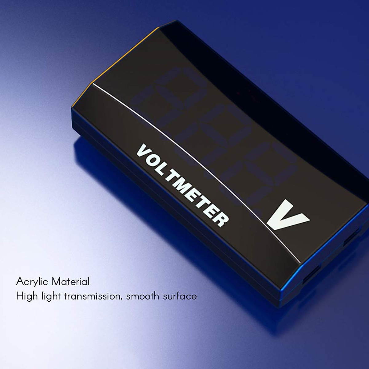 GoolRC Motorcycle DC 10-150V Digital Voltmeter LED Display Waterproof Voltage Tester Battery Moniter Gauge with Bracket