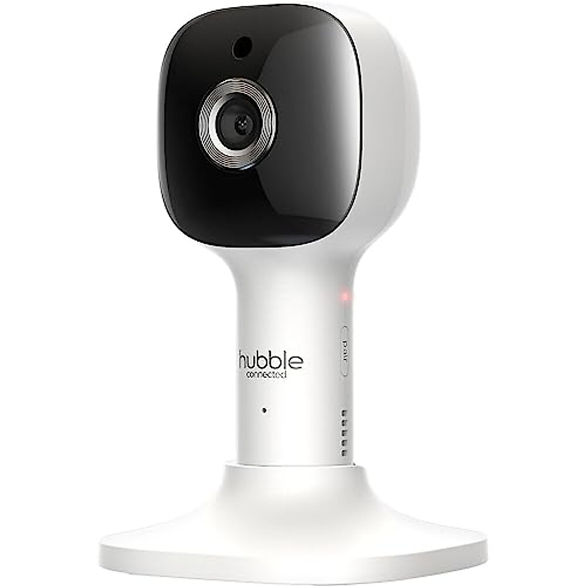 Hubble Connected Nursery Pal Cloud Smart Connected, Wi-Fi Enabled Baby Monitor with 5-Inch HD Color Parent Unit Viewer, Soothing Sounds and White Noise, 7-Color Night Light, Wall Mount, White