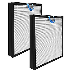 Vital 100S True HEPA Replacement Filter Fit for LEVOIT Vital 100S AirPurifier, Compare part #Vital 100S-RF(NOT-FIT-FOR Vital 100 Air Puri-fier), 2 Pack