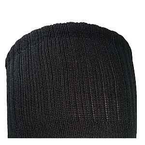 Fitliva Teen Juniors High Knee Athlete Long Tube Sports Socks (3Pack-Black)