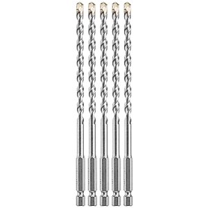 Bosch 5 pc. 1/4 In. X 6 In. Hex Shank Hammer Drill Masonry Bits LBHX0045