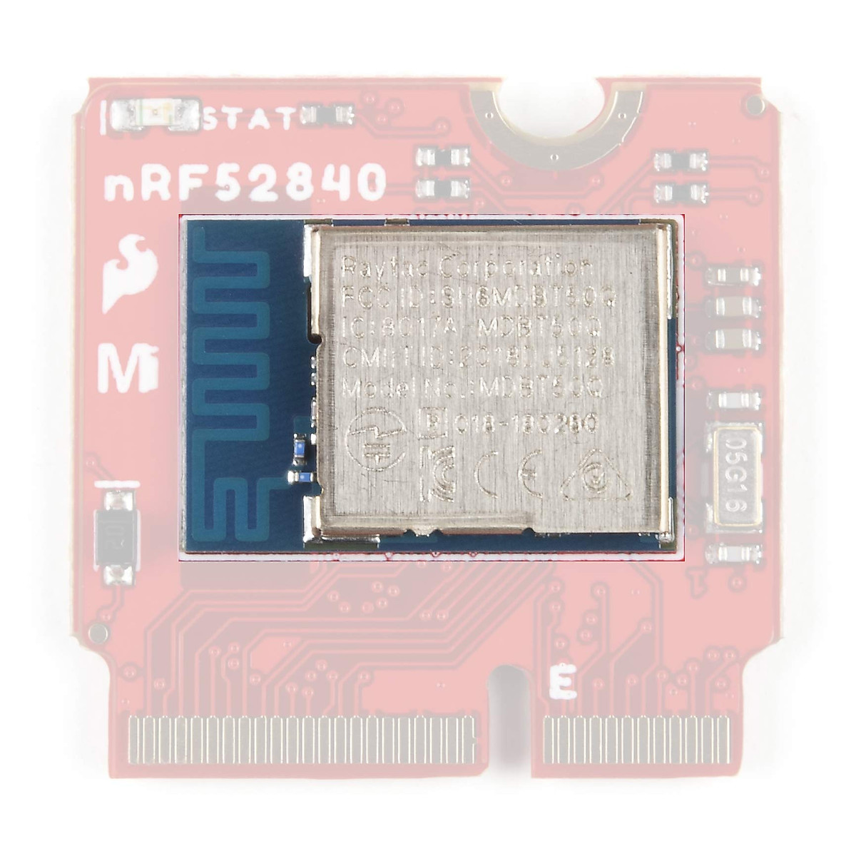 SparkFun MicroMod nRF52840 Processor - Modular Interface Ecosystem That Connects nRF52840 microcontroller/Processor Board to Various/Carrier Board peripherals