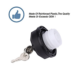 Locking Gas Cap,Locking Fuel Cap,Compatible With 4Runner, FJ Cruiser, Tacoma, Tundra, Acura, Chevy Camaro, CRV And More,Replace # 77300-47020, 10504