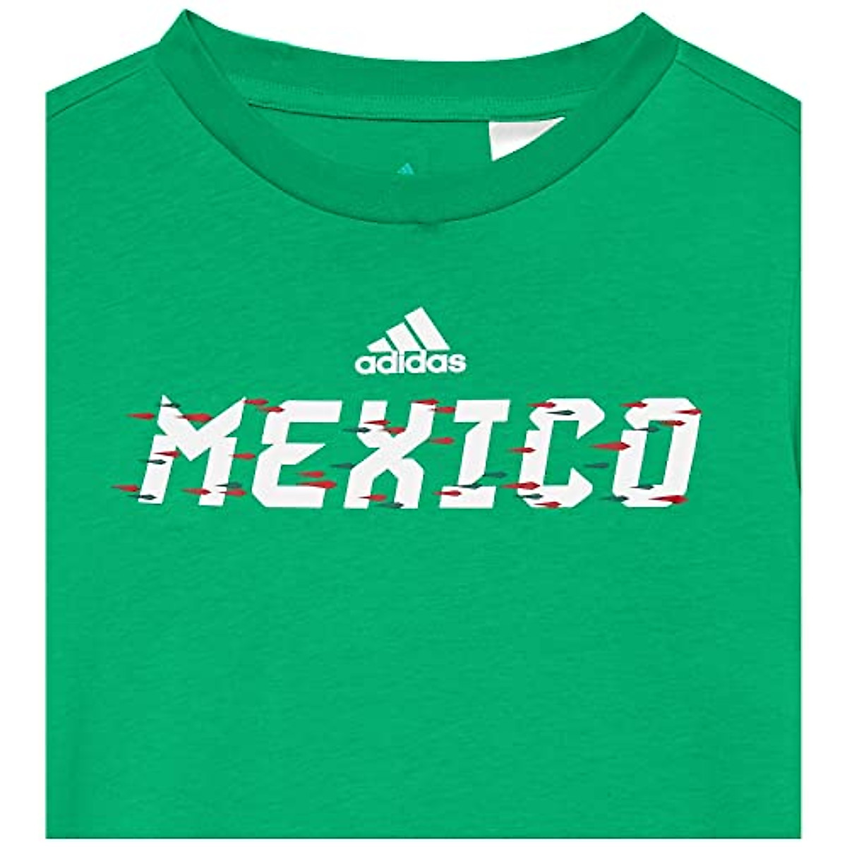 adidas Boys' World Cup 2022 Tee, Team Green (Mexico), Small