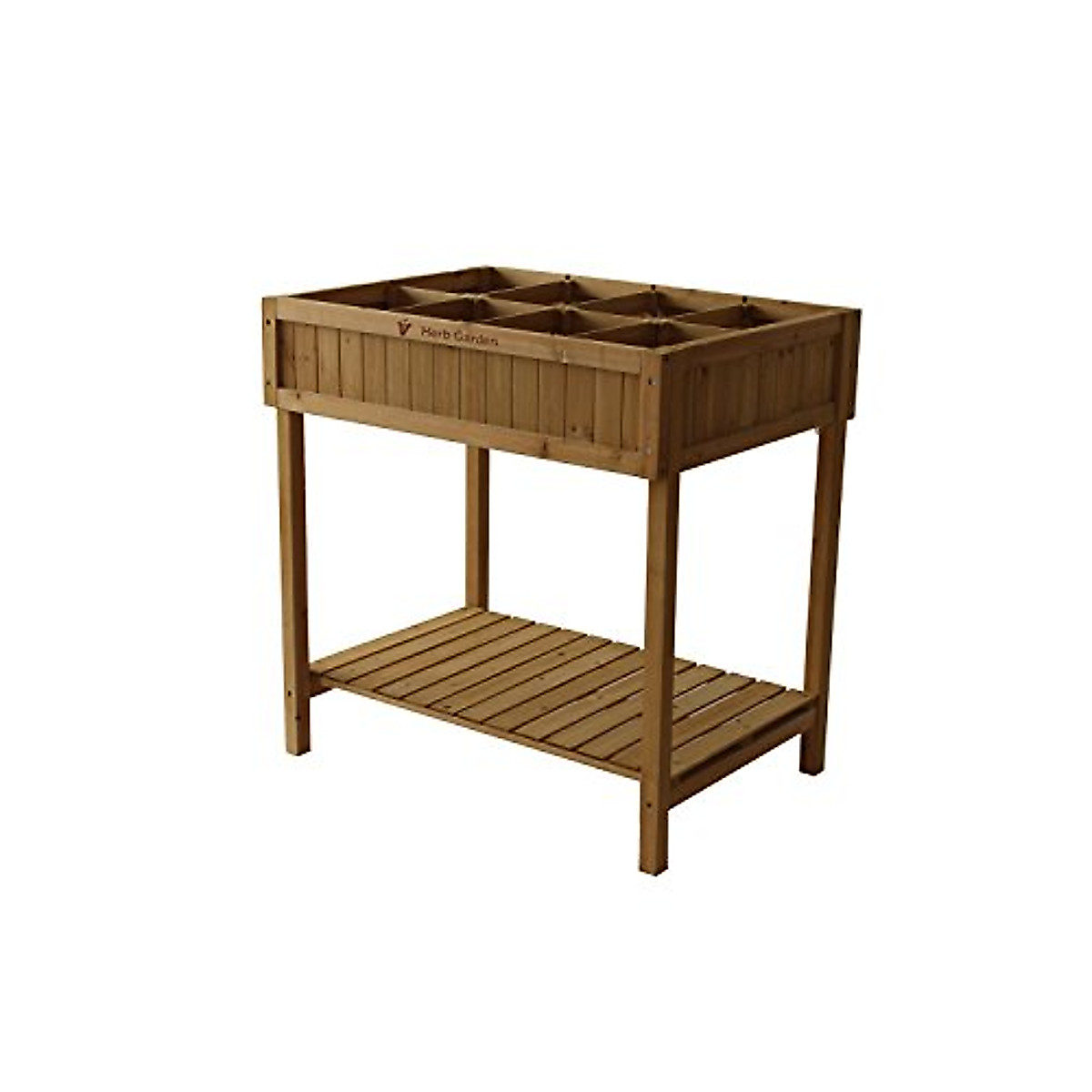 VegTrug 8 Pocket Herb Garden and Espoma Organic Potting Soil Mix - All Natural Potting Mix for All Indoor & Outdoor Containers Including Herbs & Vegetables. for Organic Gardening, 8qt. Bag. Pack of 1