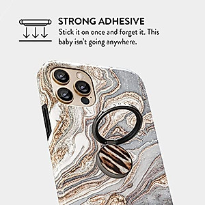 BURGA Stylish Metal Cell Phone Ring Stand Holder, Finger Grip Kickstand 360 Degree Rotation, Wildcat Savage Wild Tiger Cheetha, Universal Compatible with iPhone iPad Samsung Galaxy Huawei Google Pixel