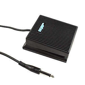 HQRP Sustain Pedal compatible with Yamaha DGX-230 / DGX-530 / DGX-640 / EZ-220 / DGX-202 / DGX-220 / DGX-520 / DGX-620 / P-100 / P-120 Keyboards Footswitch, Damper Pedal