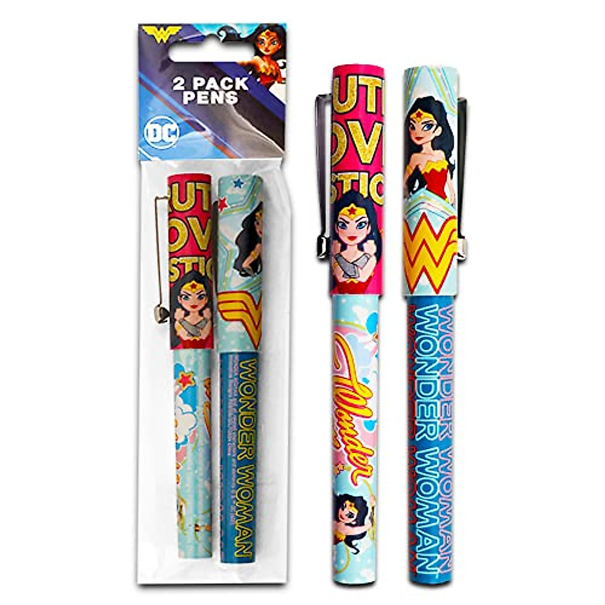 InkWorks Wonder Woman Gel Pens, 2 Count