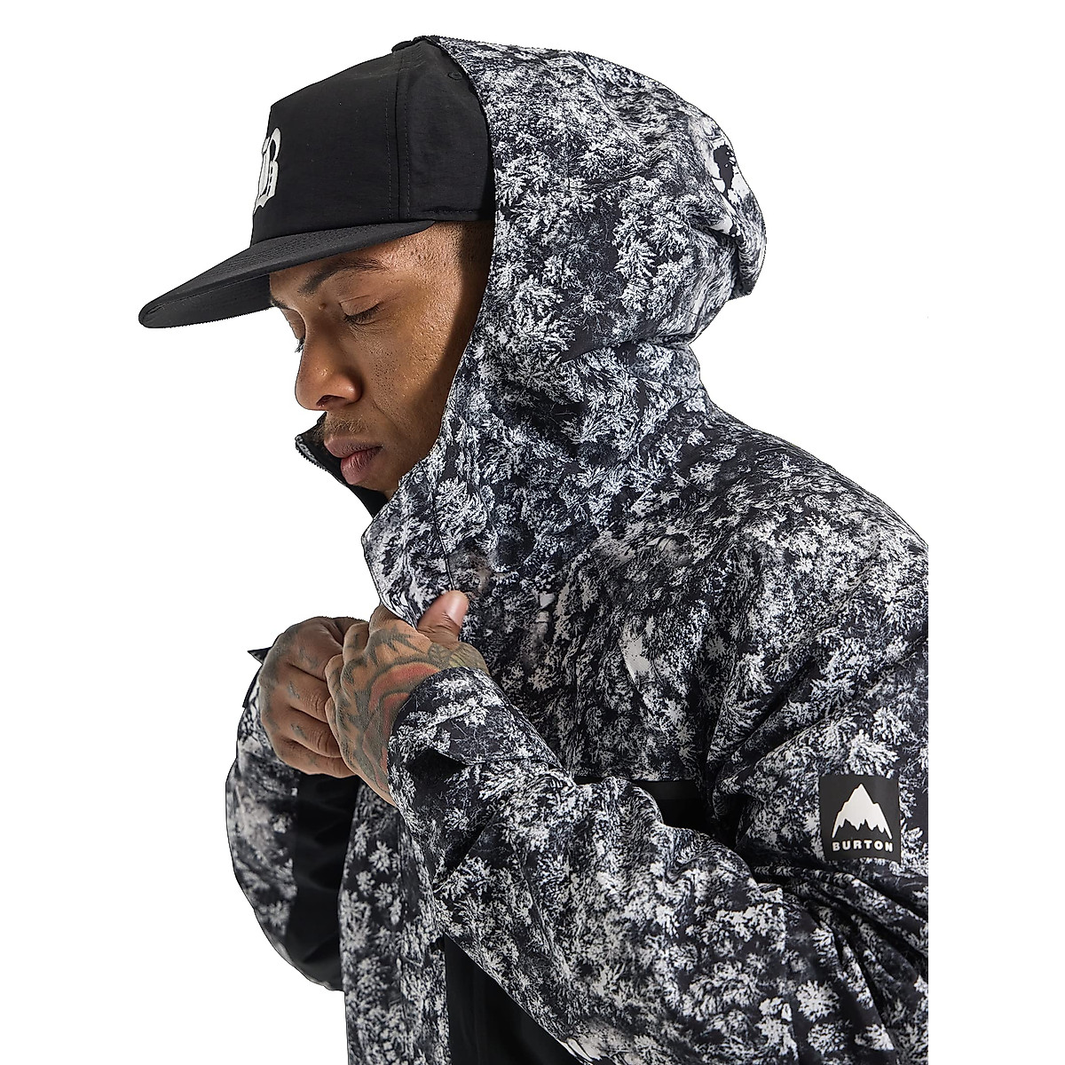 Burton Men's Standard Veridry 2L Rain Jacket, Aerial Pines/True Black, Large