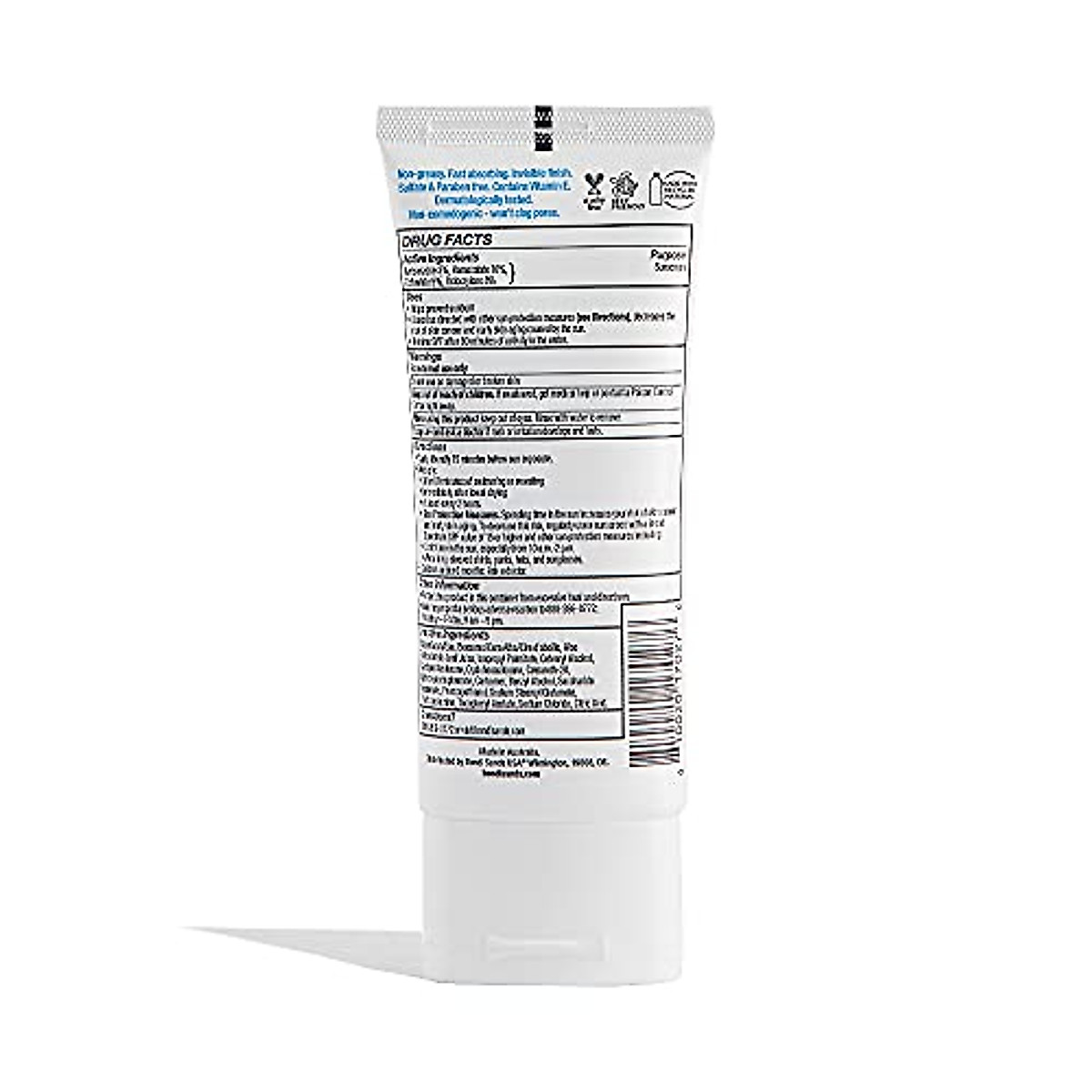 Bondi Sands Fragrance Free Daily Sunscreen Face Lotion SPF 50 | Hydrating UVA + UVB Protection, Non-Greasy, Gentle, Water Resistant | 2.53 Oz/75 mL