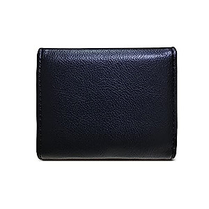 TOPKULL Wallets for Women Rfid Small Womens Wallet Trifold Flower Leather Ladies Wallet with Card Holder&Zipper Coin Purse (Black)