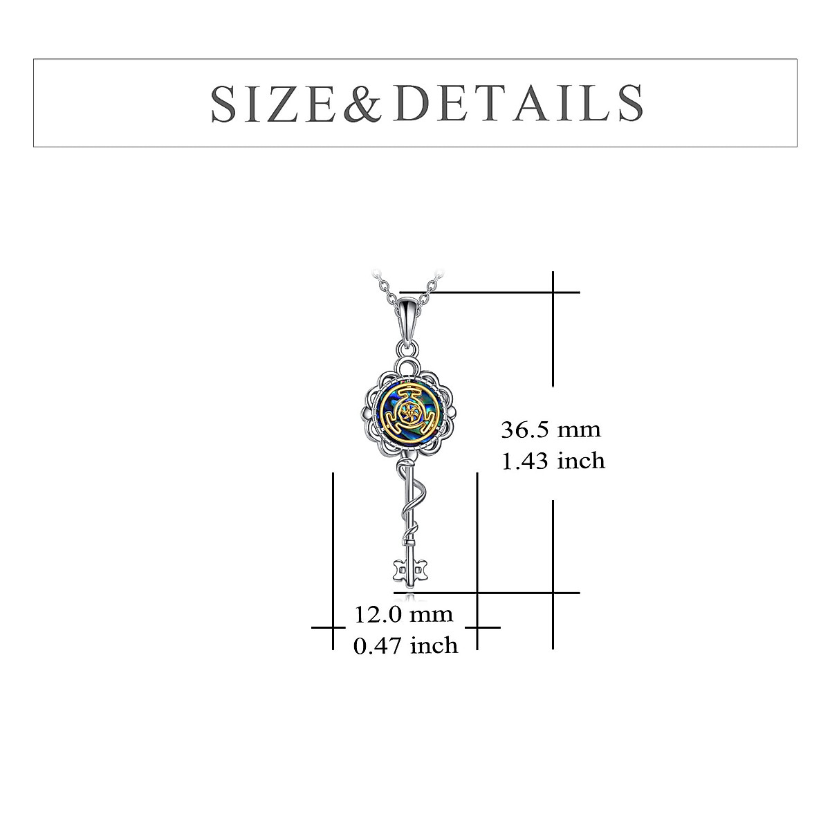 YFN Hecate Necklace for Women 925 Sterling Silver Wheel of Hecate Pendant Neckalce Wiccan Pagan Goddess Symbol Necklace Pagan Jewelry Gifts for Women