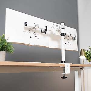 VIVO Dual VESA Bracket Adapter, Horizontal Assembly Mount for 2 Monitor Screens up to 27 inches, MOUNT-VW02A