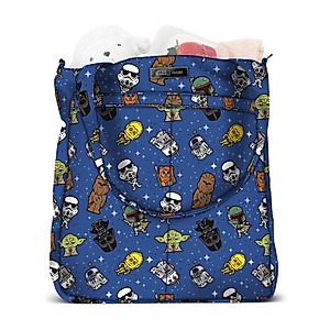 JuJuBe New! Be Light - STAR WARS™ Galaxy of Rivals, Tote, Large Baby Diaper Bag w/Changing Pad, Travel Bag for Boy or Girl, Lightweight Backpack for Baby Essentials, Baby Bottles, Diapers, Pacifiers