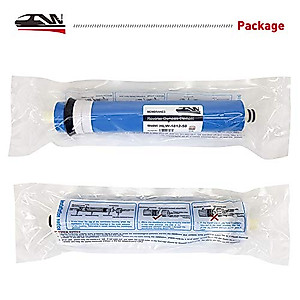 50 GPD Reverse Osmosis Membrane 1.8"x12" RO Membrane Water Filter Replacement,Reverse Osmosis Fit for Under Sink RO Drinking Water Purifier System 1-Pack