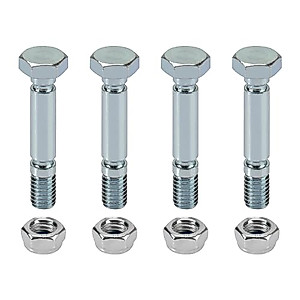 Shear pins and Nuts 303160355P / 303160355 Compatible with Powersmart Snowblowers Part Set Four