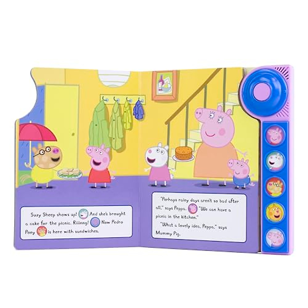Peppa Pig - Ding! Dong! Let's Play! Doorbell Sound Book - PI Kids (Play-A-Sound)