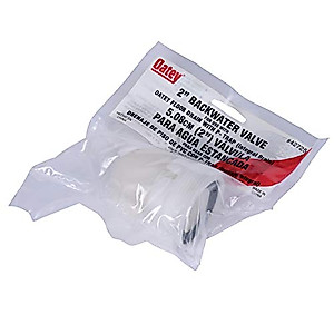 Oatey 42725 Backwater Valve Device, 2", White