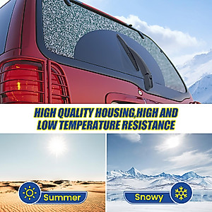 12" Rear Wiper Blade, Replacement Back Windshield Wiper Blade for Nissan Murano 23-09 Armada 23-05 Pathfinder 12-05 Versa 19-14 /Toyota Corolla 22-19/Honda CRV 22-17 BRV 21-18 Element 11-03(H306/12-B)