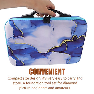 ULTNICE Portable Jewelry Organizer DIY Diamond Storage Box 80 Slot 5D Tools Box for Embroidery Craft Jewelry Beads Rhinestones Organizer Jewelry Organizer Clear