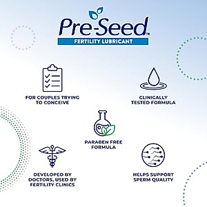 Pre-Seed Fertility Lubricant, For Use by Couples Trying to Conceive