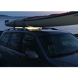 Seattle Sports Sherpak Reflector Roof Rack Pad - Reflective Rack Padding for Kayaks, SUPs, Surfboards, and Boats