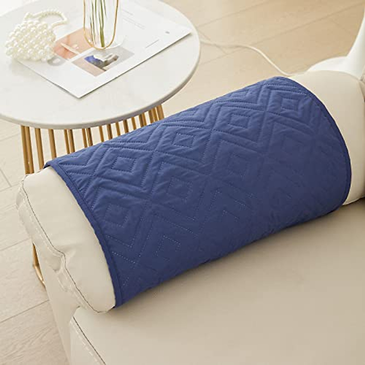 TVPFM 5 Pcs Armrest Covers,Couch Arm Covers Recliner Covers with Storage Pockets Armrest Protector Headrest Cover Armchair Slipcover for Recliner, Chair, Loveseat Sofa-N-3 Seater(5pcs)