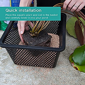 TotalPond Aquatic Plant Basket, 10-inch