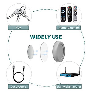 5 Pack Magnetic Remote Control Holder Wall Mount Holders Hole-Free Phone Charging Organizer Storage Containers For Home Office School Supply Storage - strong magnet securely hold (Grey)