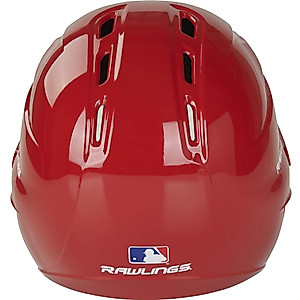 Rawlings | R16 VELO Baseball Batting Helmet | Junior (6 3/8" - 7 1/8") | Scarlet