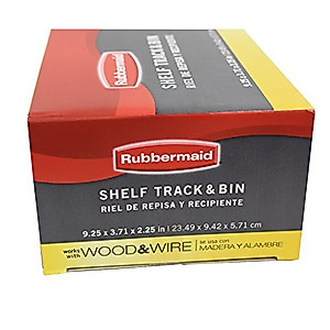 Rubbermaid Pantry Organization Shelf Track and Bin