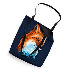 Fox forest face Tote Bag