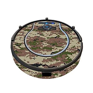 MightySkins Skin Compatible with Shark Ion Robot 750 Vacuum Minimal Coverage - Urban Camo | Protective, Durable, and Unique Vinyl wrap Cover | Easy to Apply, Remove | Made in The USA