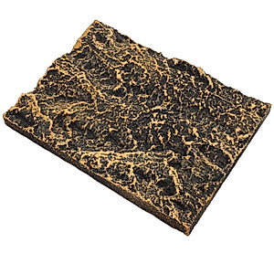 AYNEFY Reptiles Reptile Decorative Supplies, Rock Terrarium Background 3D Rock Stone Background Decorations Backdrop for Fish Reptiles Amphibians Turtles Reptile (17.5 * 13cm)