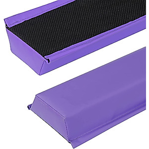 Oteymart 9FT Folding Balance Beam Extra Firm Foam Floor Gymnastic Beam Anti-Slip Base Equipment for Home Training, Kids, Adults