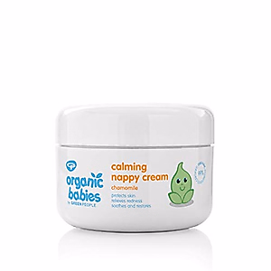 Green People Organic Babies Calming Nappy Cream 50ml | Natural & Organic Zinc Oxide Nappy Cream | Eczema-Friendly, Gentle on Sensitive Skin & Suitable from Birth | Paraben Free | Vegan, Cruelty Free