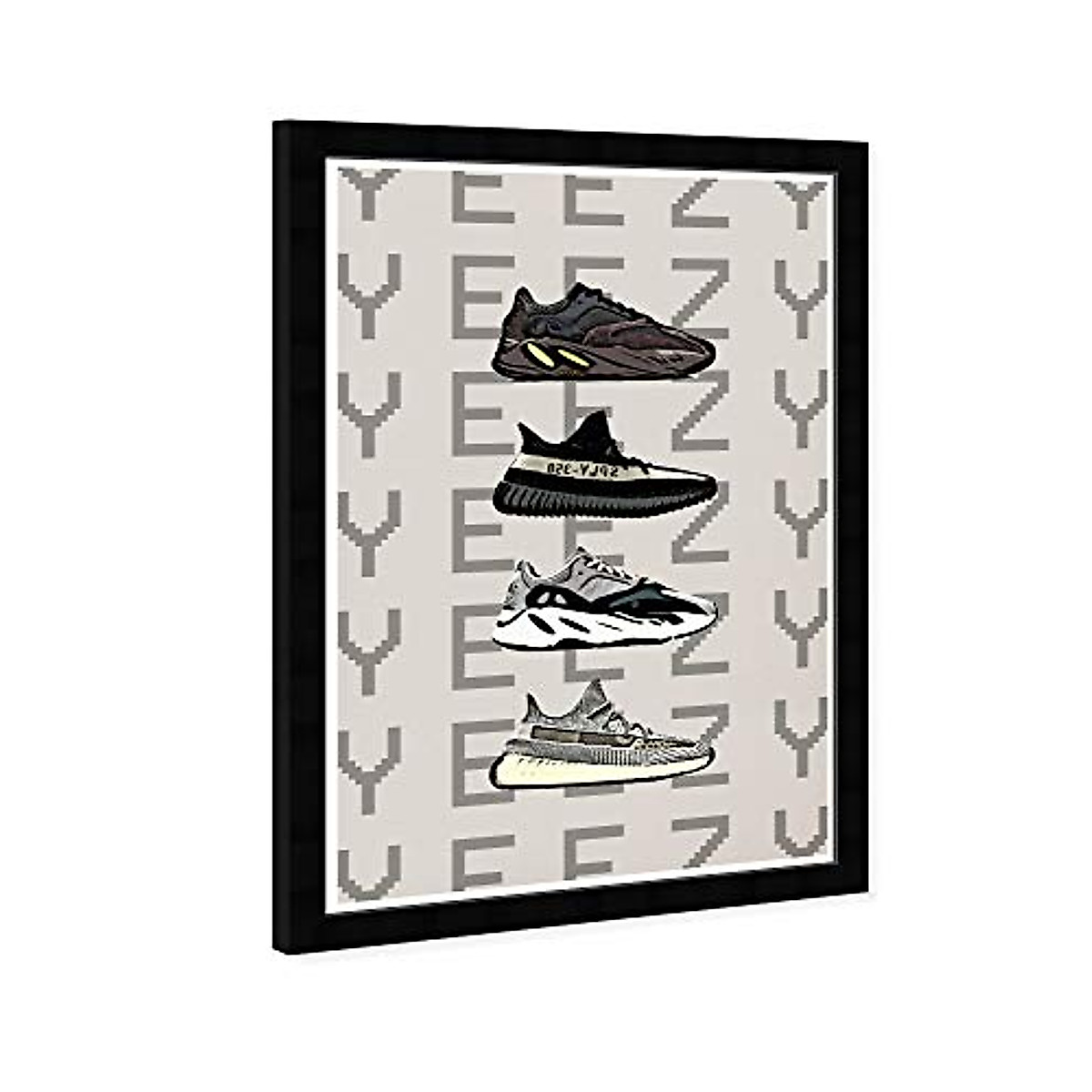 Fashion and Glam Wall Art Framed Prints 'Hypebeast Sneakers' Shoes