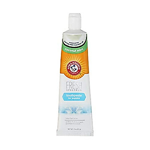 Arm & Hammer Fresh Spectrum Dog Toothpaste for Puppies, 2 oz | Baking Soda Dog Toothpaste Coconut Mint to Fight Tartar, Polish & Whiten Teeth, & Freshen Breath