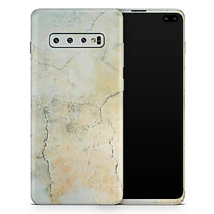 DesignSkinz Rustic Cracked Textured Surface V3 Protective Vinyl Decal Wrap Skin Cover Compatible with The Samsung Galaxy S20 (Screen Trim & Back Glass Skin)