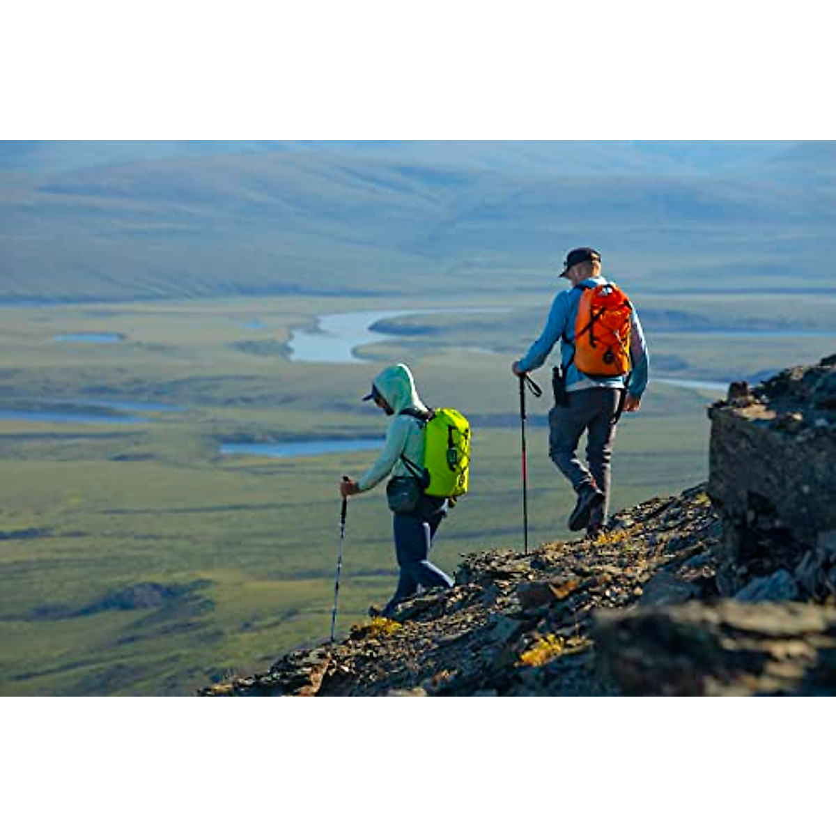 SealLine BigFork 30-Liter Waterproof Roll Top Dry Daypack, Lime