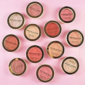 Makeup Revolution Blusher Reloaded, Powder Blush Makeup, Highly Pigmented, All Day Wear, Vegan & Cruelty Free, Pink Lady, 7.5g