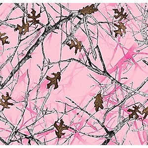 Camouflage Conceal Pink Fleece Throw Blanket with Finished Edges