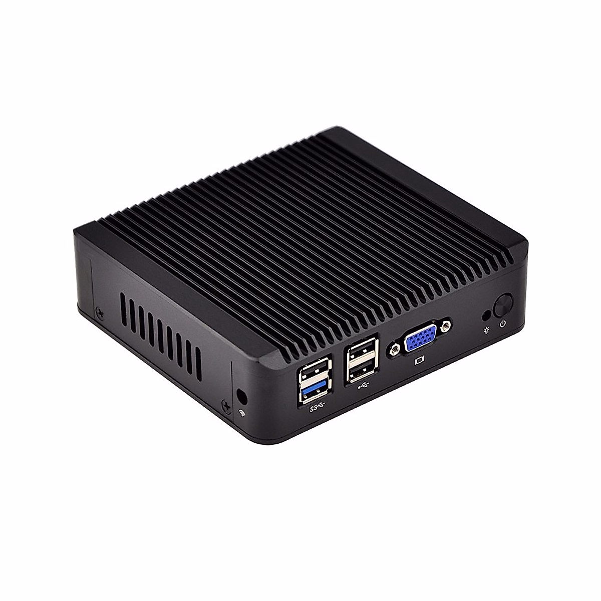Mini PC x86 Intel Baytrail J1900 Quad Core 8G Ram 128G SSD Office Industrial Fanless Computer